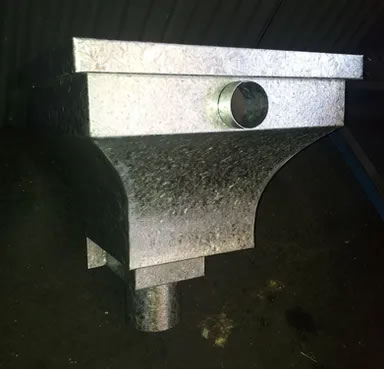 Rainheads | Navarro Sheet Metal Designs | Custom Rainheads