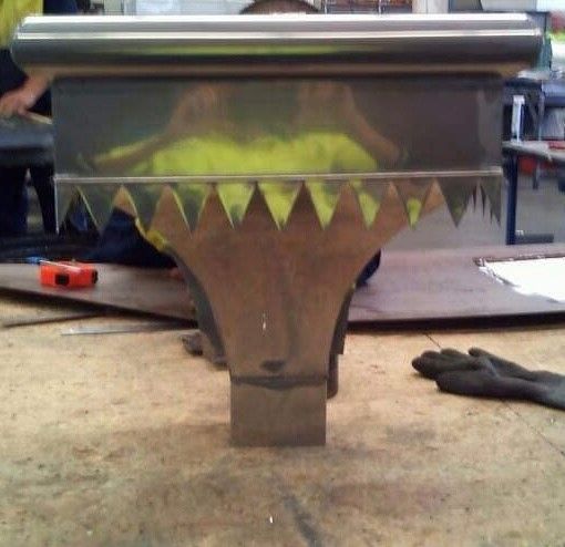 Rainheads | Navarro Sheet Metal Designs | Custom Rainheads